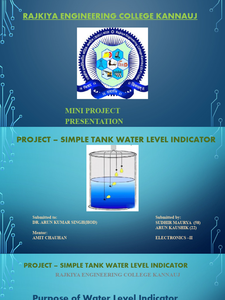Mini Project Presentation Pdf Electromagnetism Electronics