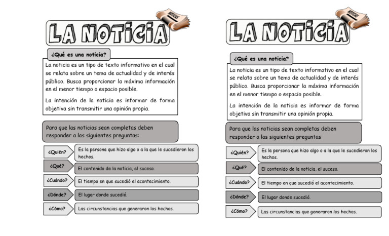 Qué es la noticia | PDF