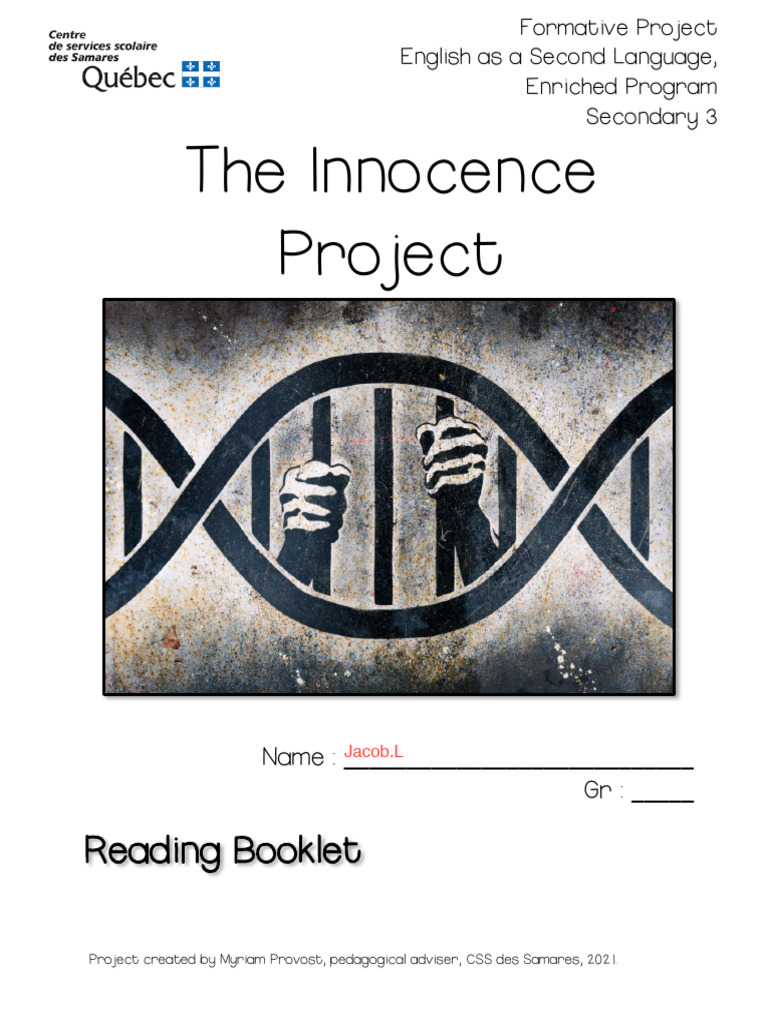 Innocence Project Proposals Overview | PDF