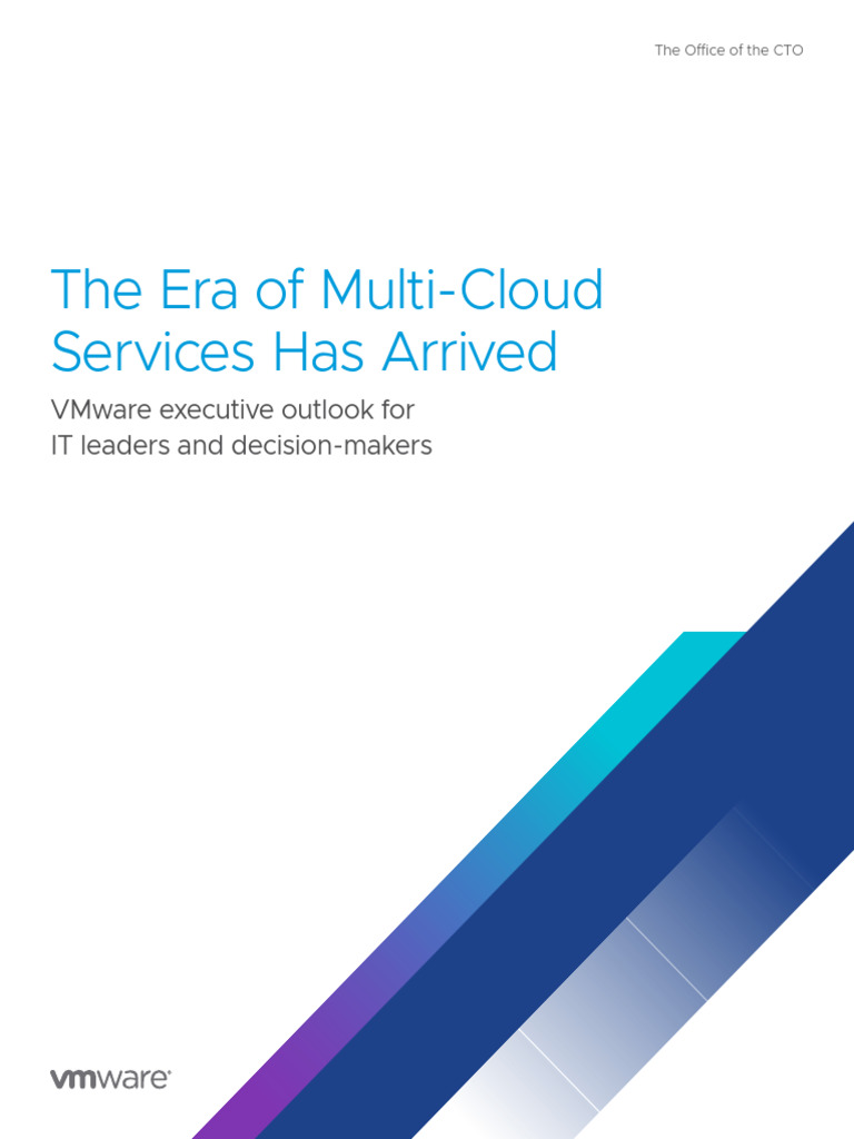 Vmware Multi Cloud Services White Paper | PDF | Cloud Computing | Application Software