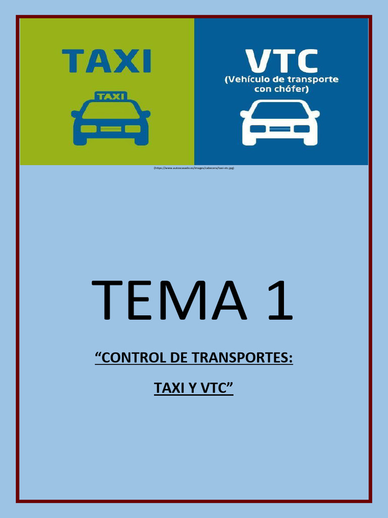 Control de Taxis y VTC en Andalucía | PDF | Transporte | Licencia de ...