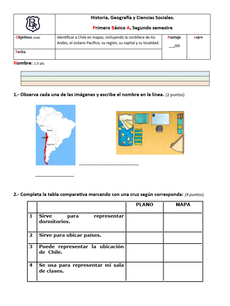 Ev. Mapas y Planos | PDF | Chile | Geografía
