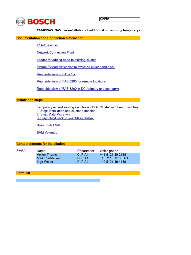 Installation Guide Netapp Cdot Systems Switch V52 Pdf 