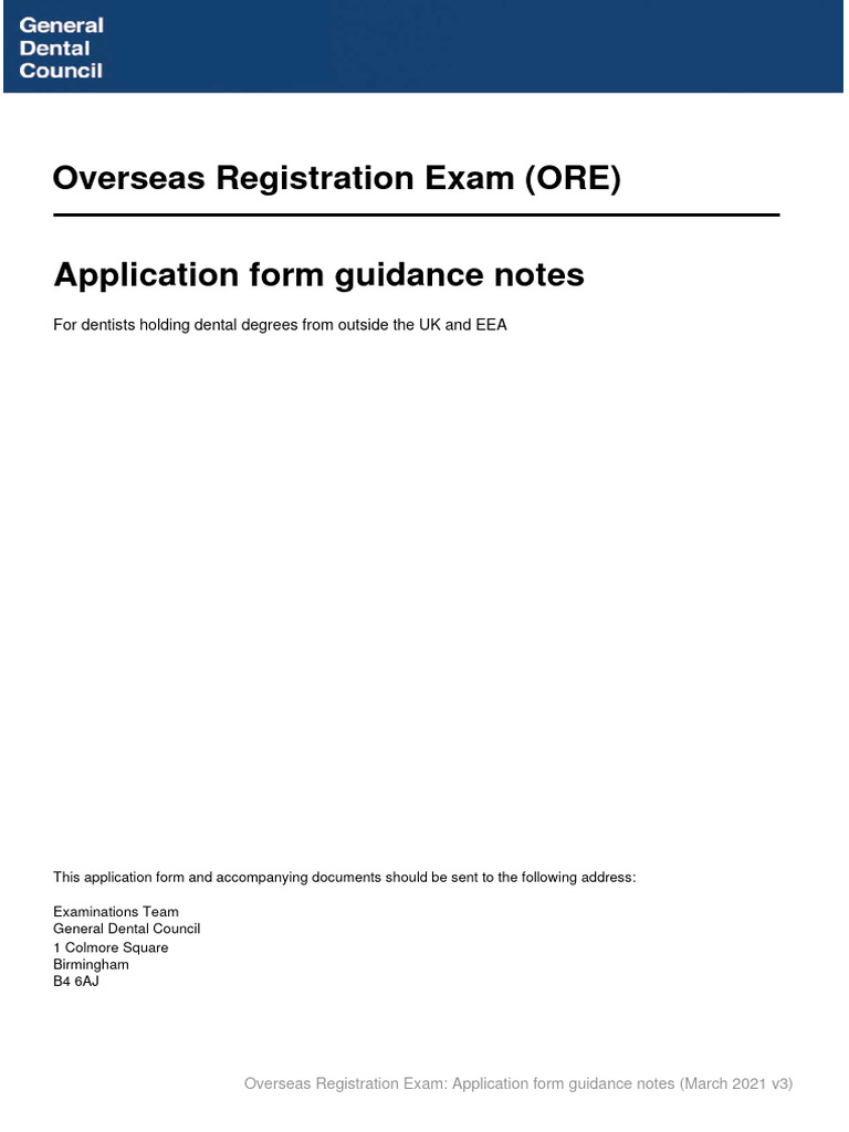Ore Application Guidance Notes | PDF | Affidavit