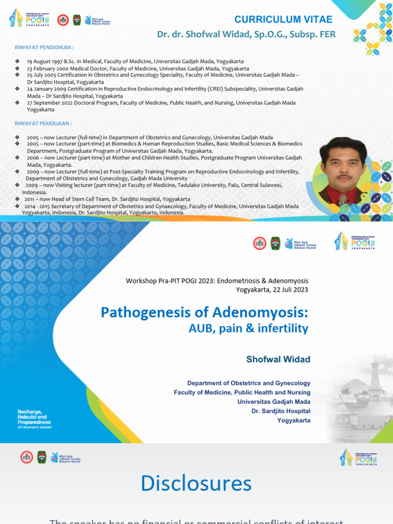Pemateri 4 Rev Endometriosis Adenomyosis Pathogenenesis