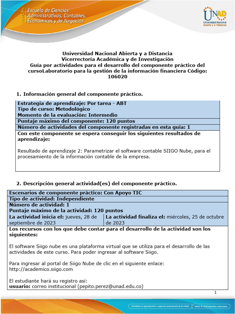 Guía para El Desarrollo Del Componente Práctico Unidad 2 - Tarea 3 Componente Práctico ...