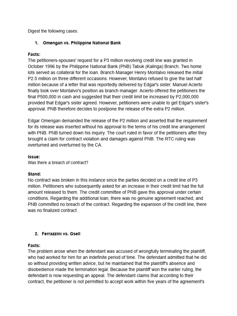 Case Digest Group | PDF | Lawsuit | Injunction