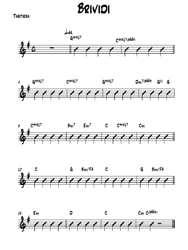 Brividi Key | PDF