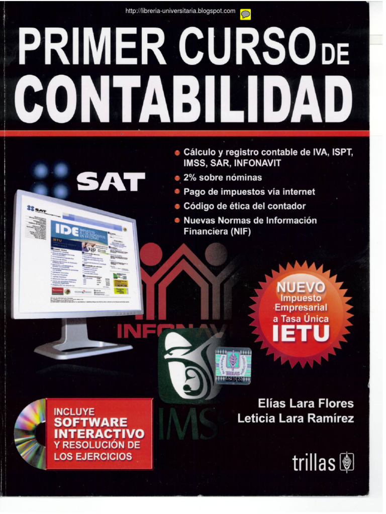 Primer Curso de Contabilidad 22va Edicion Elias Lara Flores Compress | PDF
