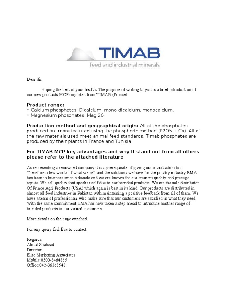 Timab 03 | PDF | Animal Feed | France
