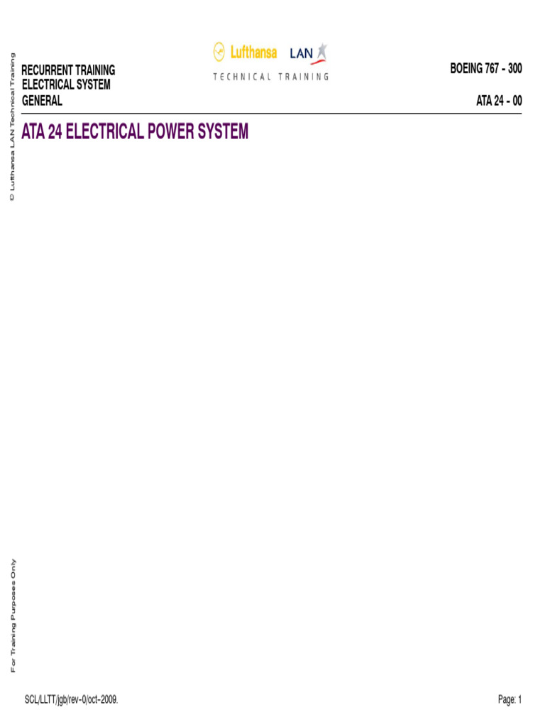 767 - 24 Electrical Power | PDF
