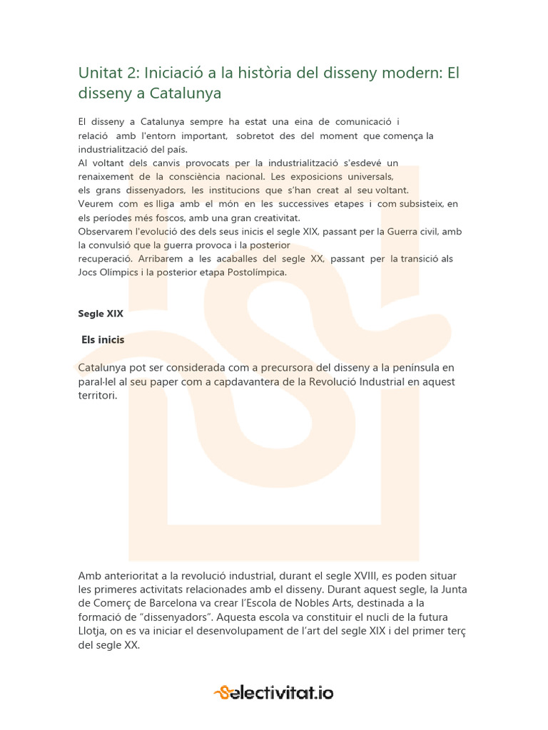 Historia Disseny | PDF