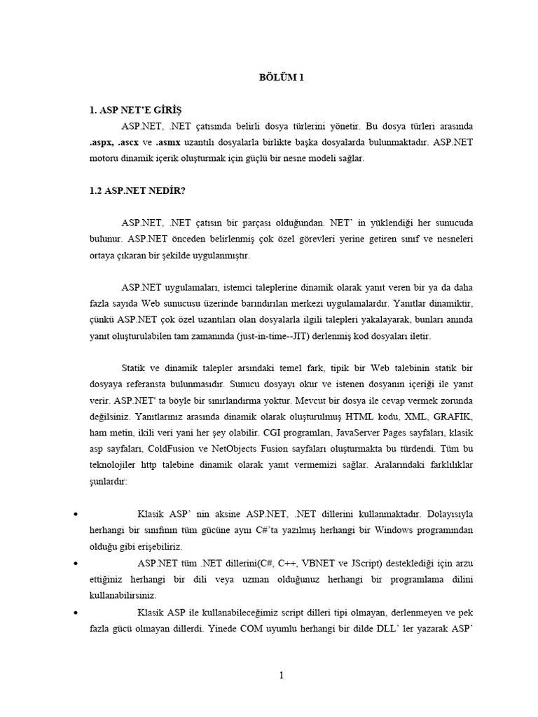 Ders (ASP Net) | PDF