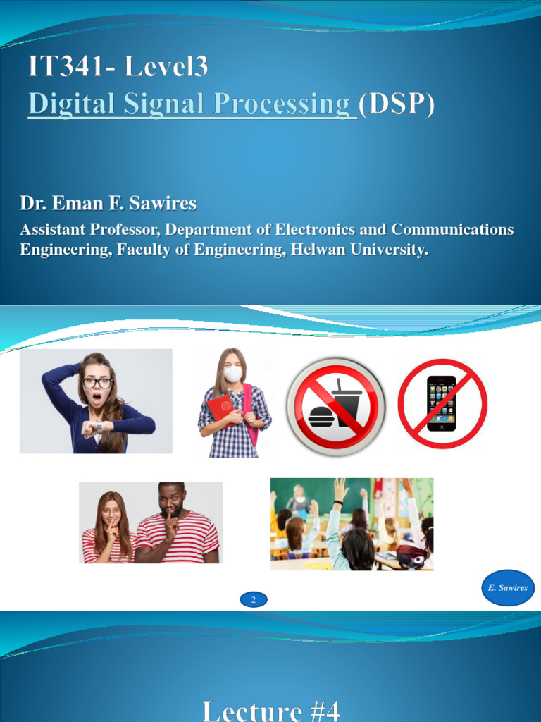 IT341 DSP Lec#4 | PDF