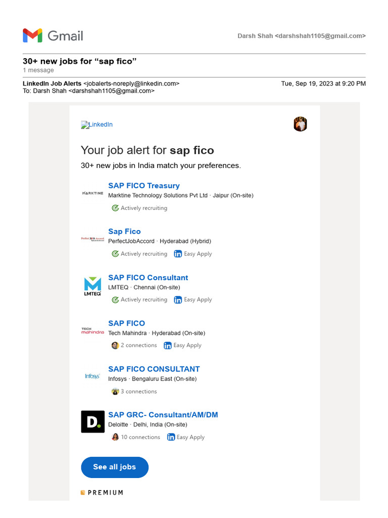 Gmail - 30+ new jobs for “sap fico” | PDF