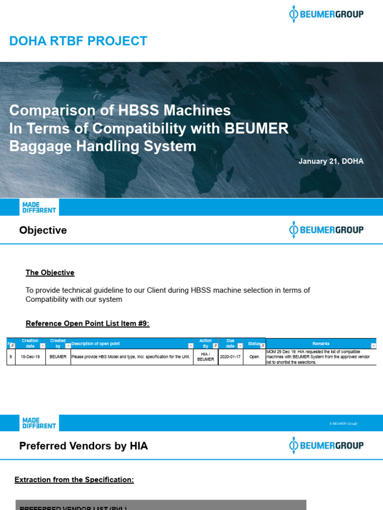 HBSS Comparison Table | PDF | Transportation Security Administration