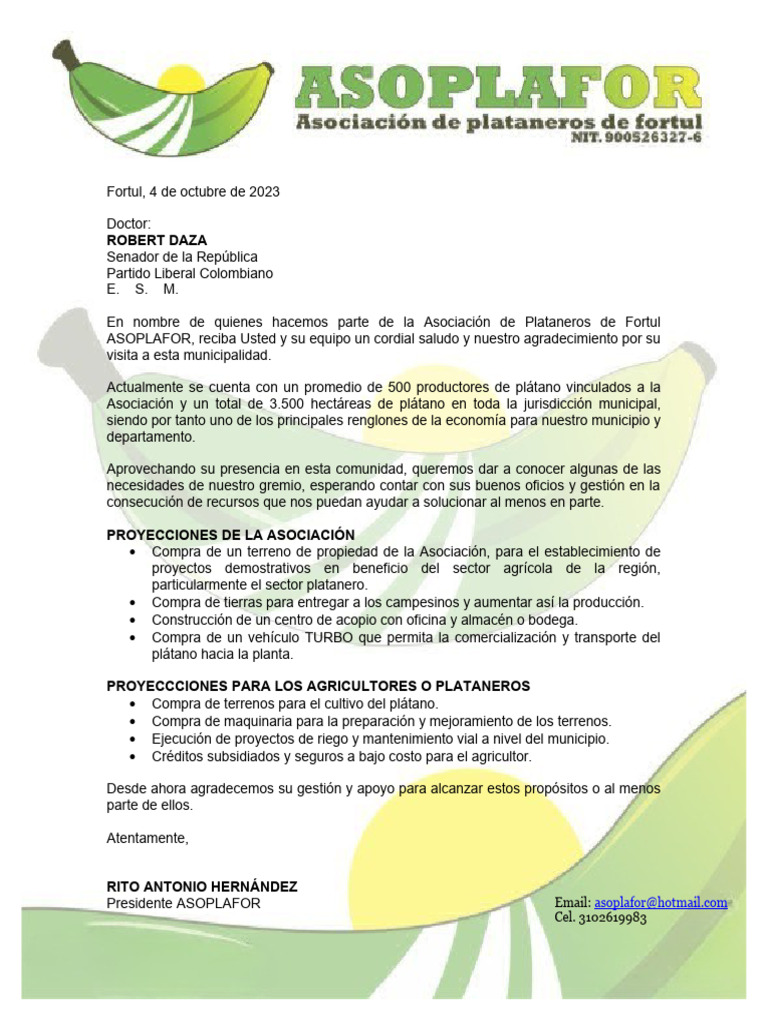 Asoplafor Membrete | PDF