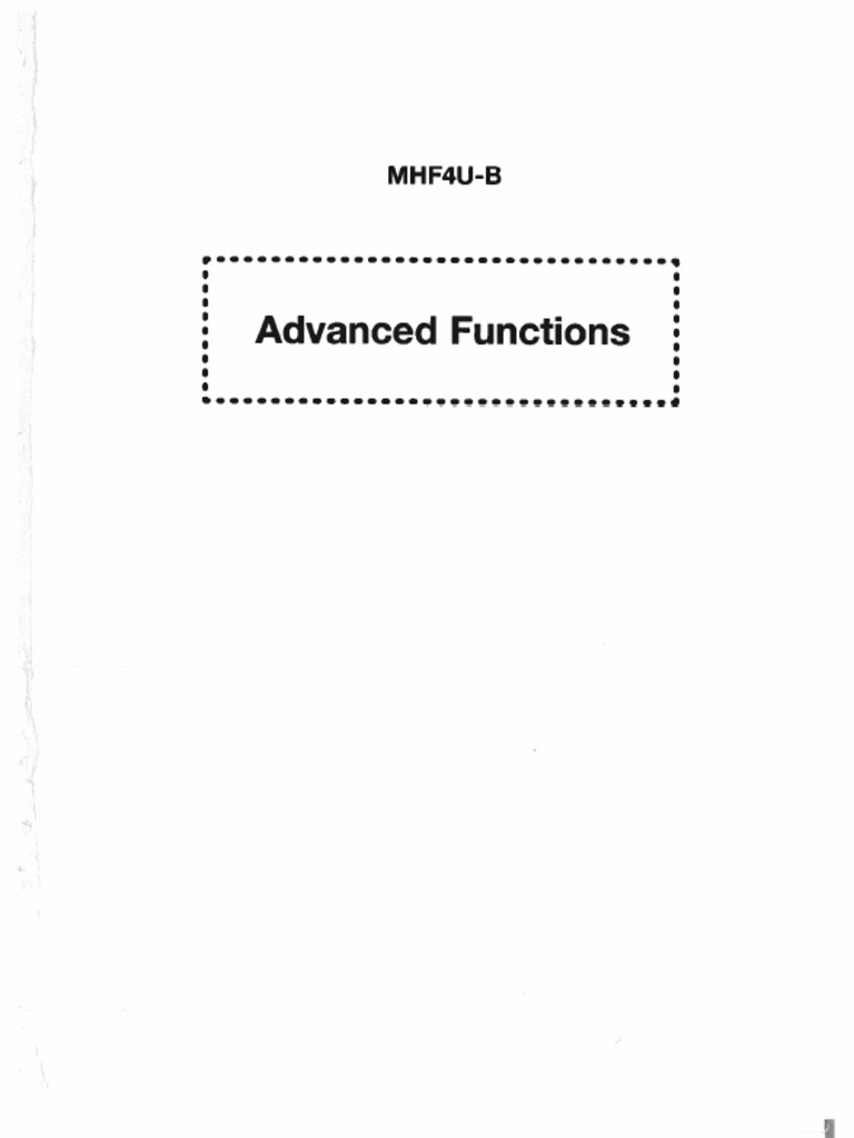 MHF4U-B U1 L1 | PDF