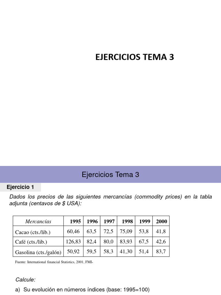 Soluciones Ejercicios Tema 3 | PDF