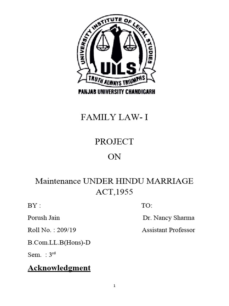 Family Law | PDF