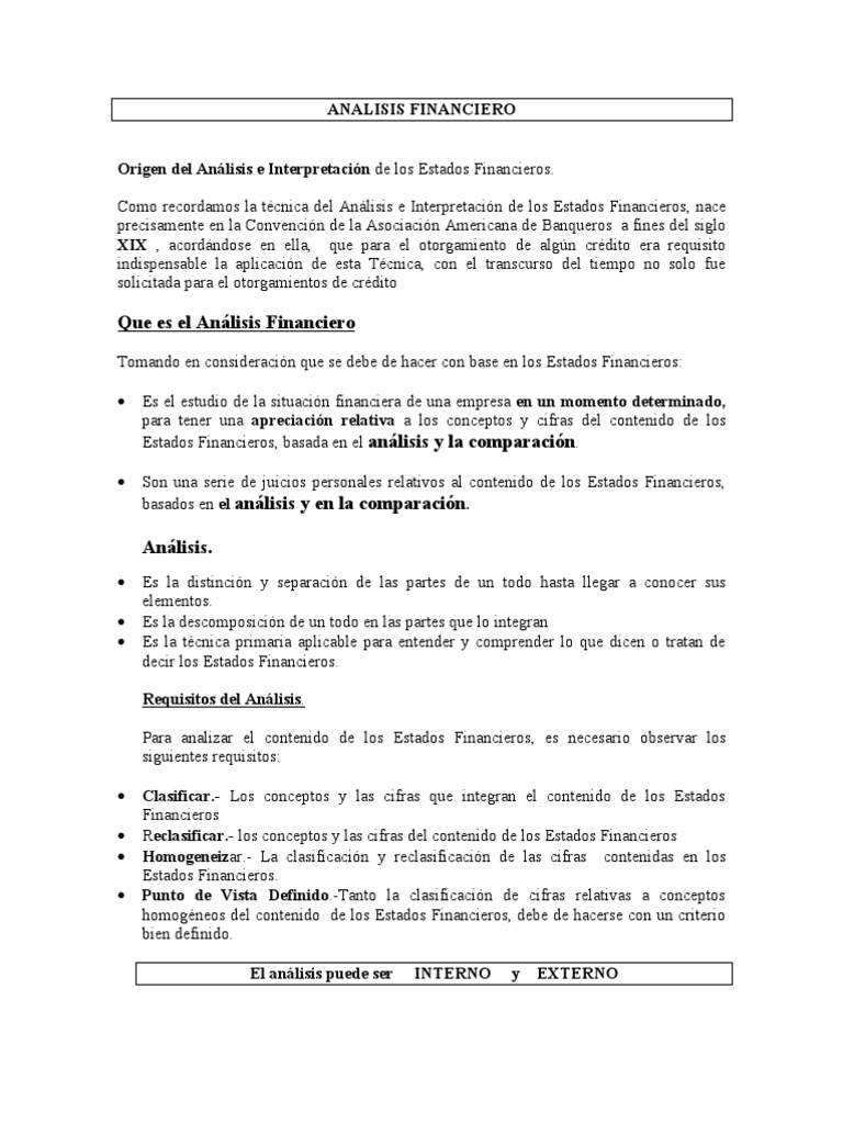 Analisis Financiero Material Didactico | PDF | Capital de trabajo | Apalancamiento (Finanzas)
