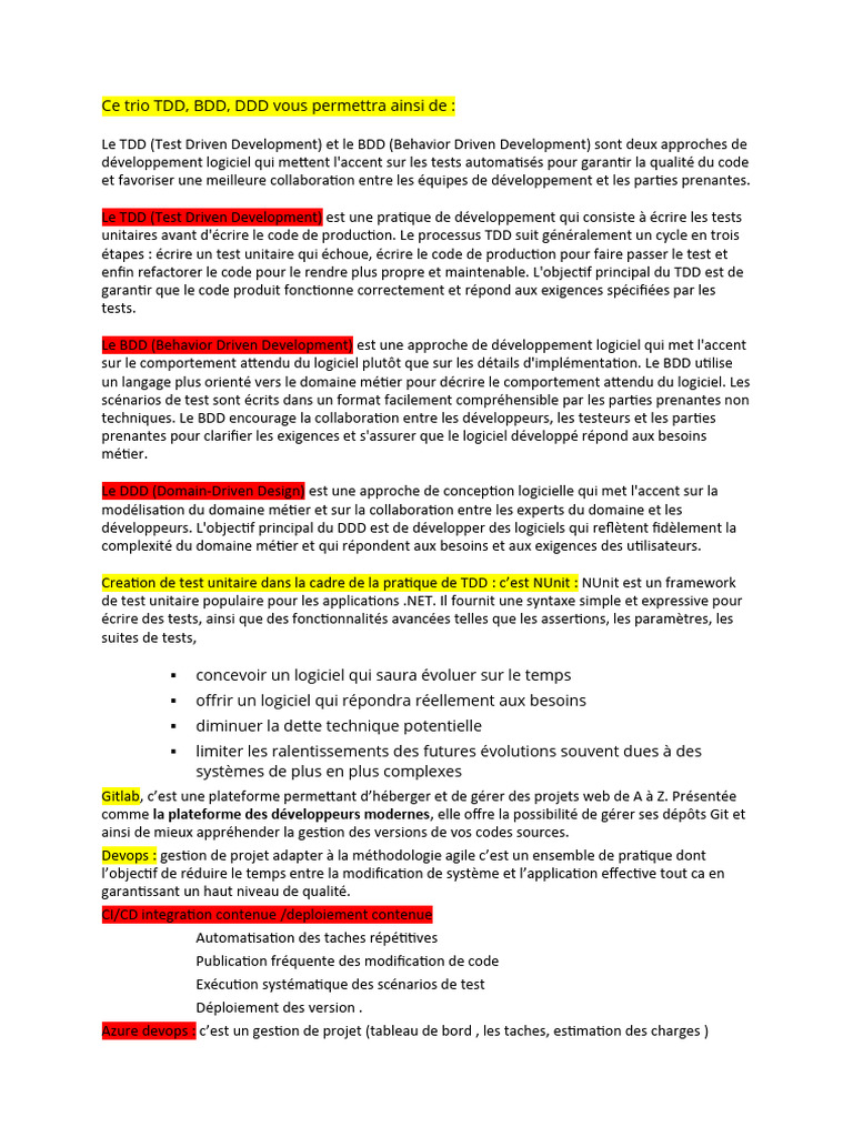 Des Questions Reponse | PDF
