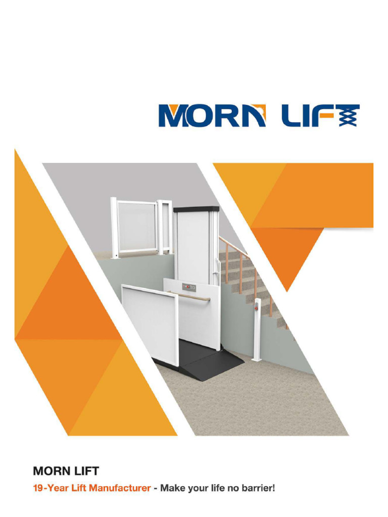 MORNLIFT Wheelchair Lift Brochure 2019 | PDF