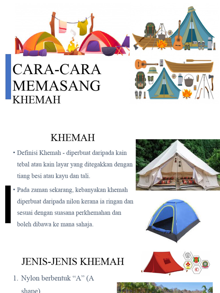 Cara Memasang Khemah | PDF