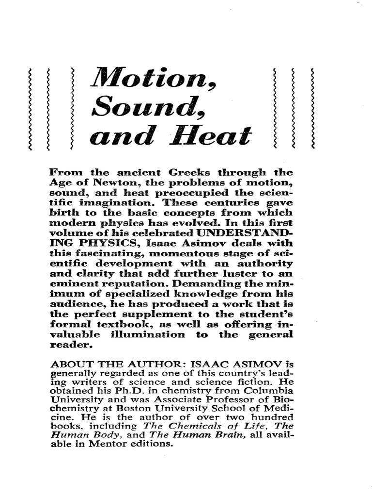 (Understanding Physics) Isaac Asimov - Understanding Physics - Motion ...
