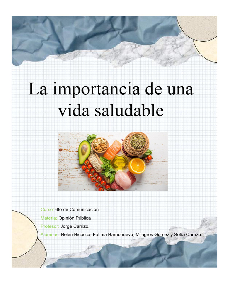 Una Vida Saludable | PDF