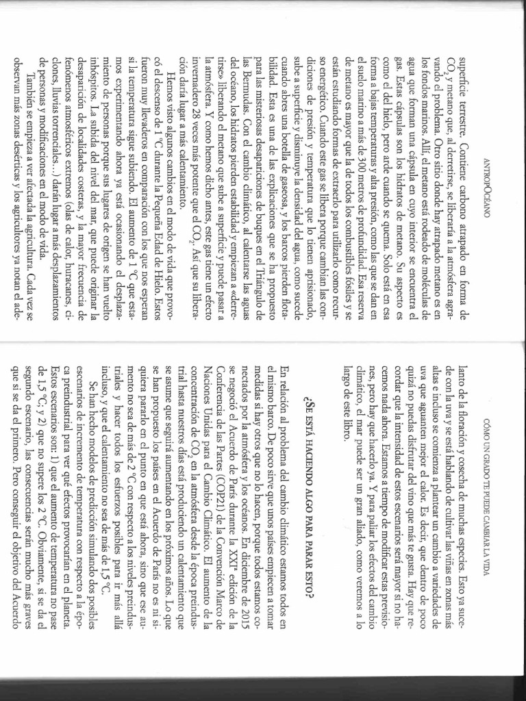 Llibre AntropOceano Part 3 | PDF | Cambio climático | Metano