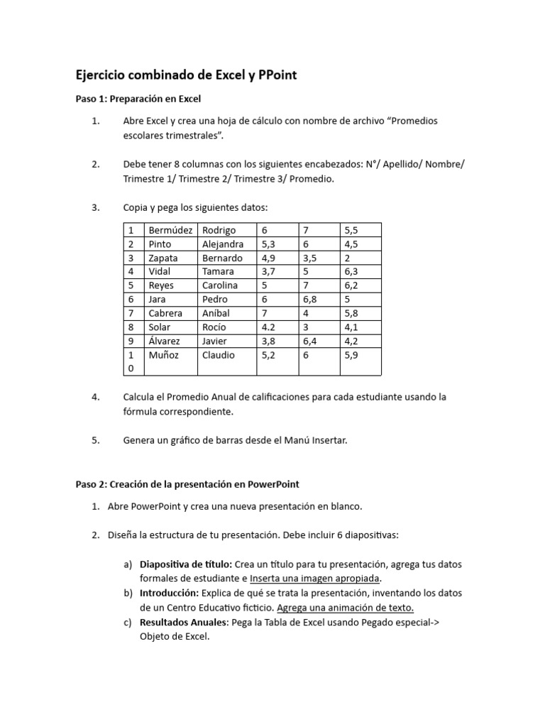 Instructivo para Ev 2 | PDF