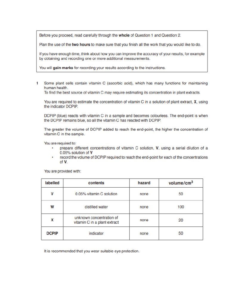 9700 Alevel Biology Paper 5 Notes | PDF