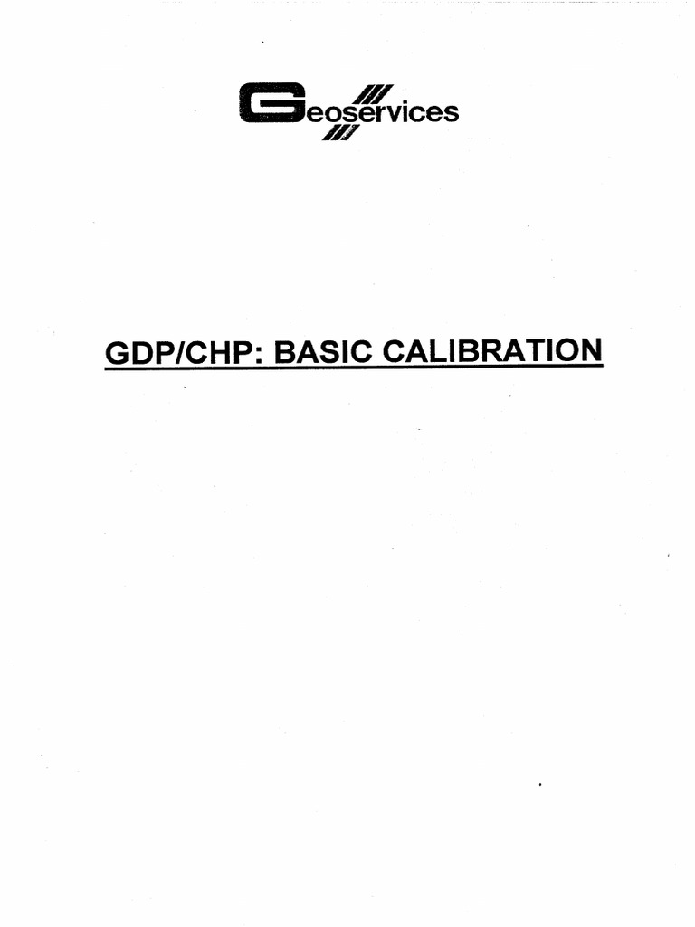 CHP-GDP Basic Calibration | PDF