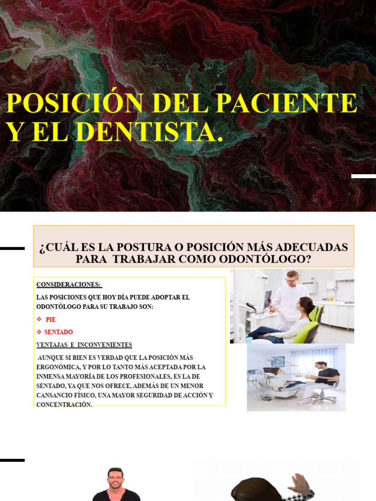 Posición Del Operador | PDF | La columna vertebral