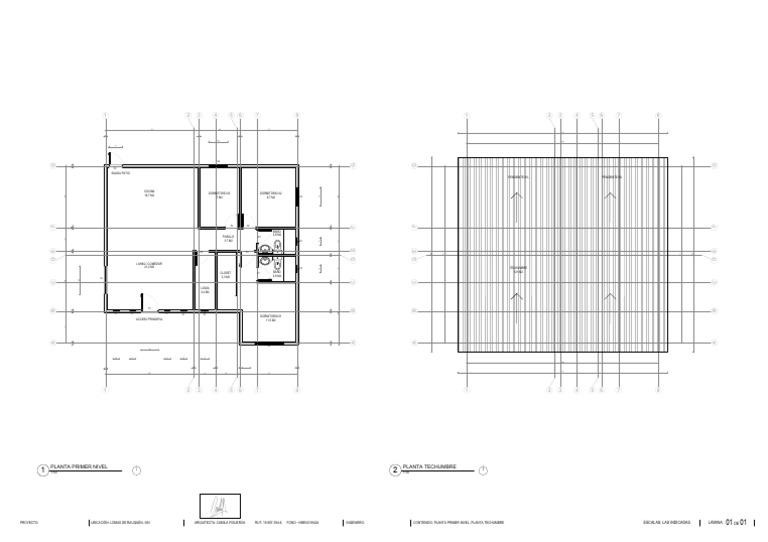 Planimetria Planta + Techumbre | PDF