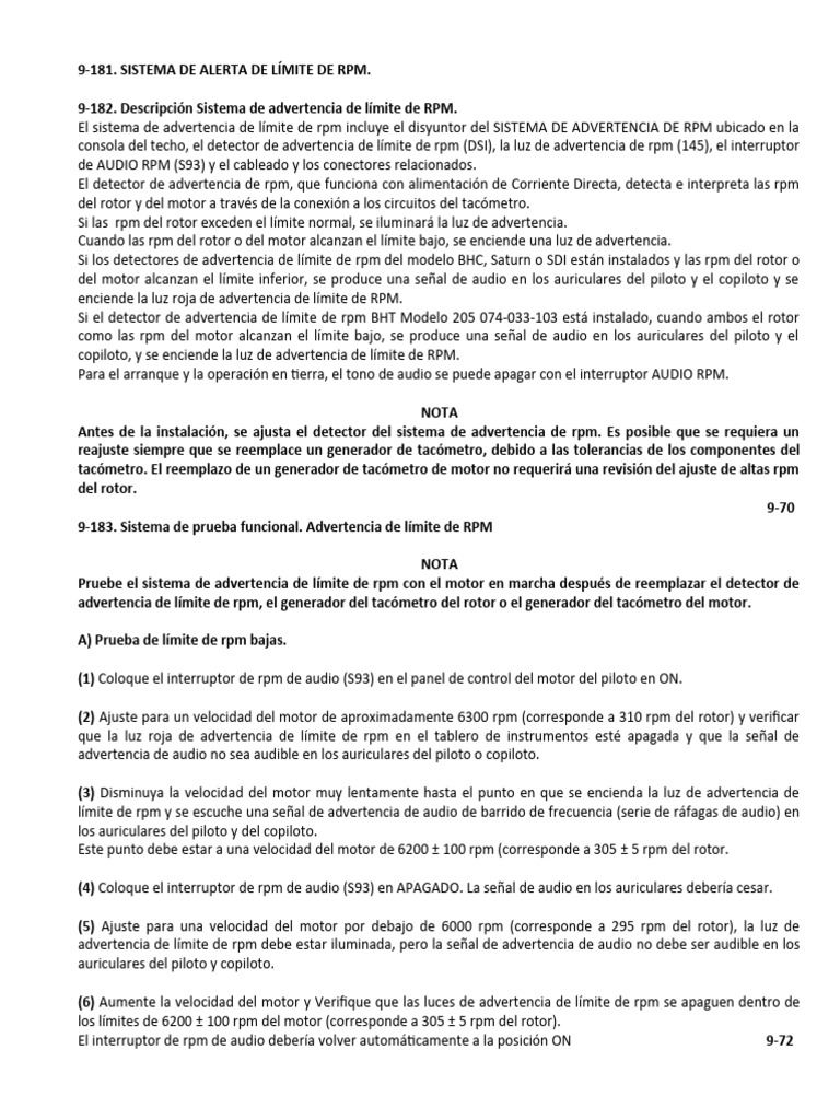 RPM Limit Warning Detector | PDF | Frecuencia | Fuente de alimentación