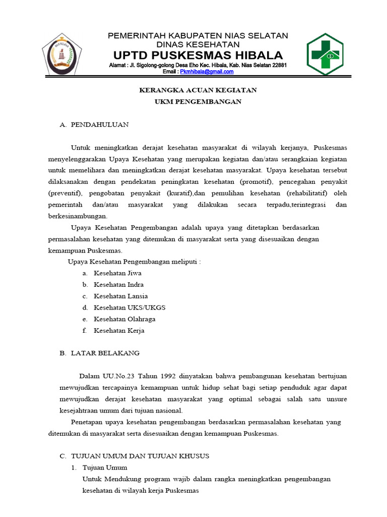 Kak Ukm Pengembangan | PDF