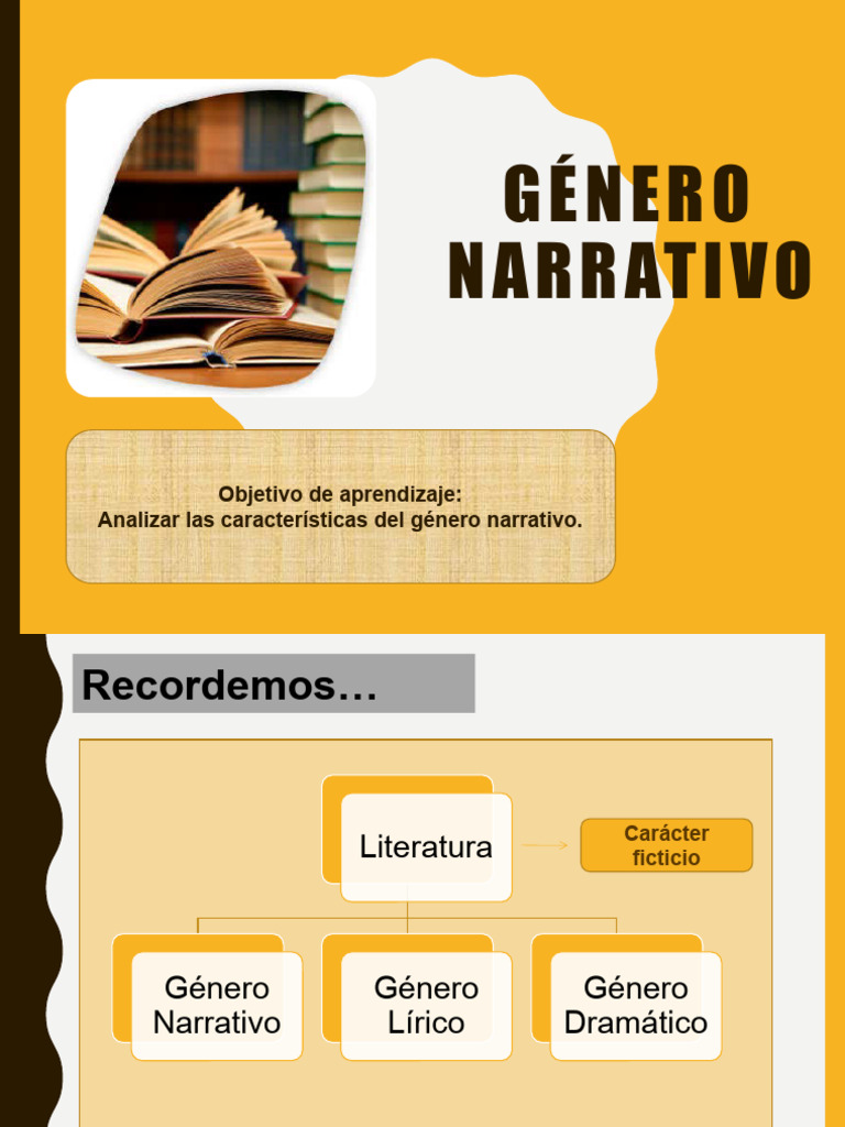 Género Narrativo | PDF | Narración
