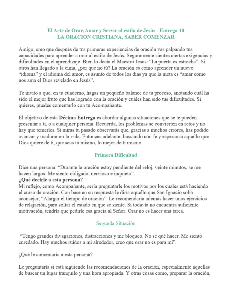 El Arte de Orar | PDF | Oración | Amor