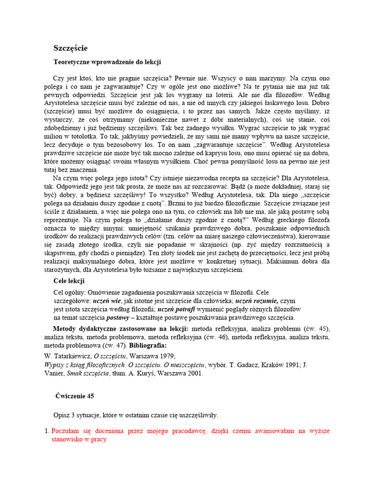 Zadanie2. Szczescie | PDF