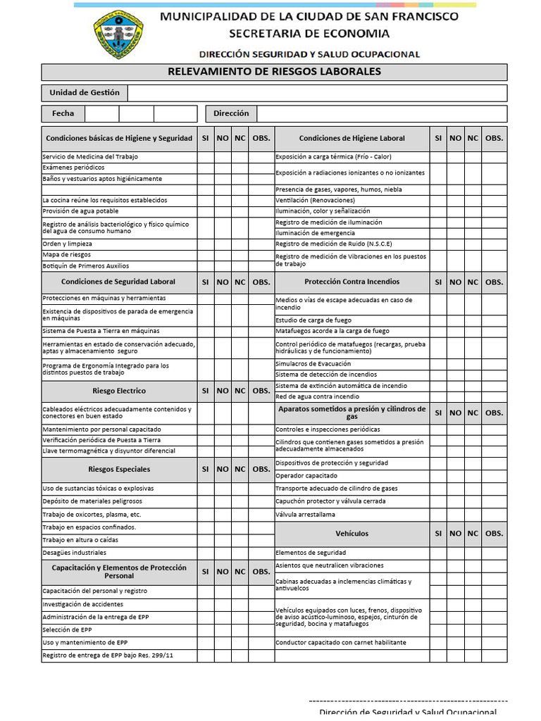 Check List - General | PDF