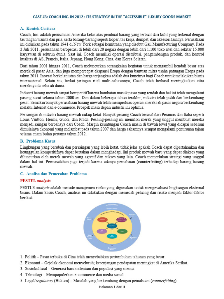 SM Case #3 Coach Inc. 2012 | PDF