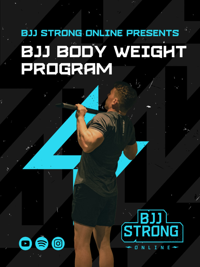BJJ Bodyweight Program by BJJ Strong Online | PDF | Physical Exercise ...