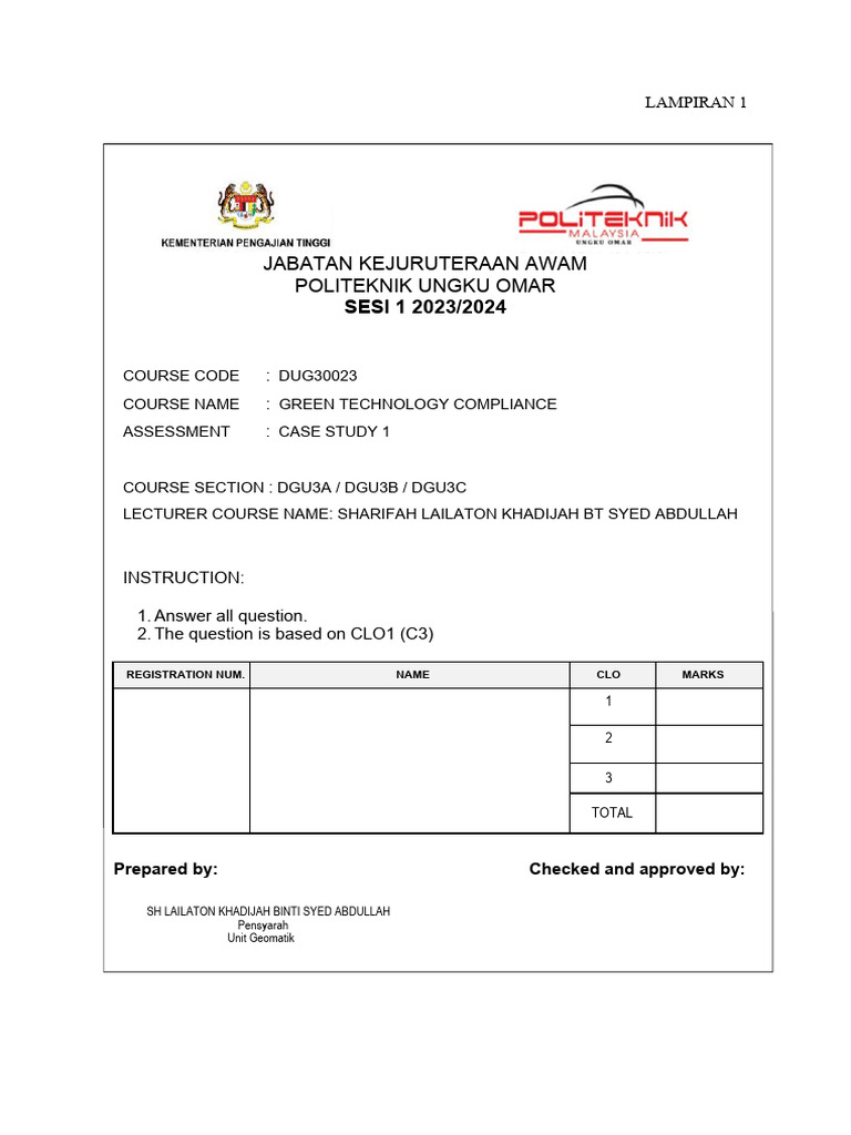 Case Study 1 | PDF | Green Building | Sustainable Technologies