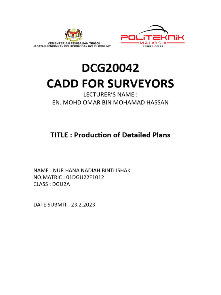 Report Pa Autocad | PDF