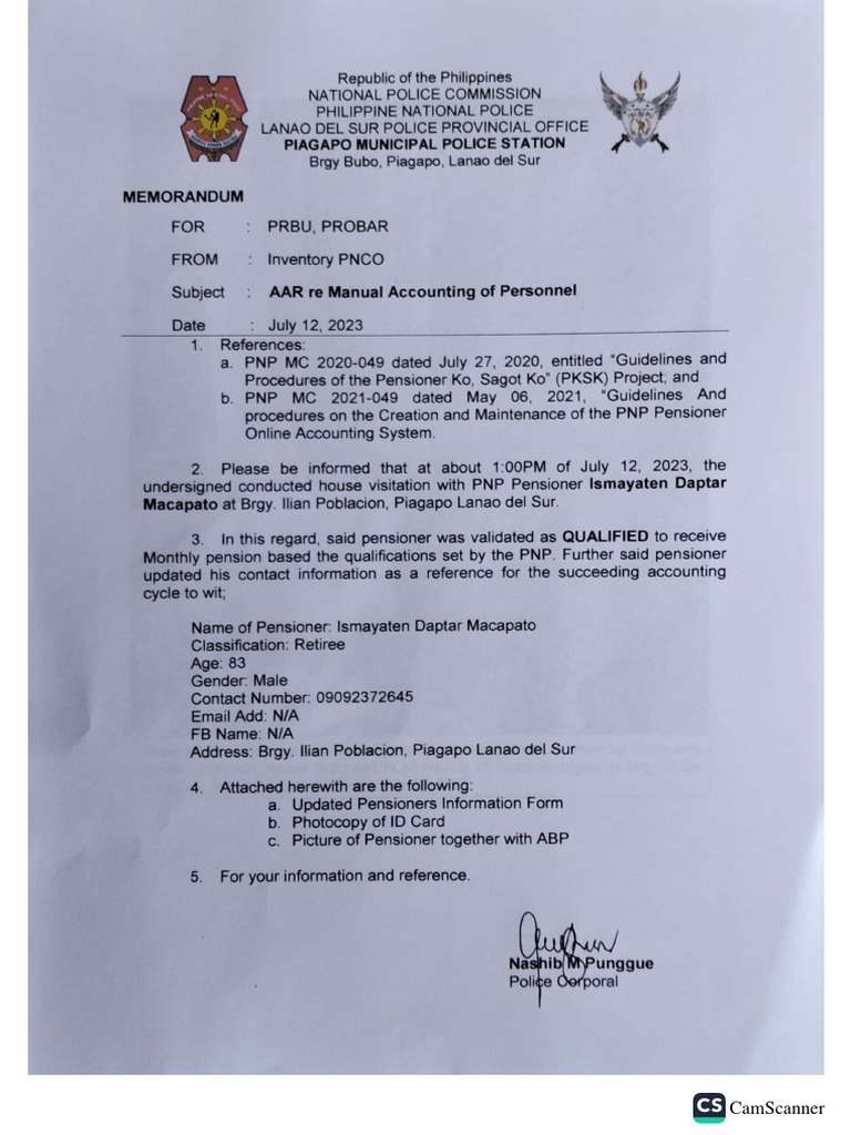 Prbs Sample Aar - 001 | PDF