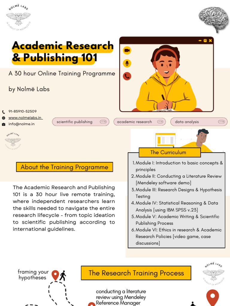 NolmëLabs - Research 101 | PDF | Science | Cognition