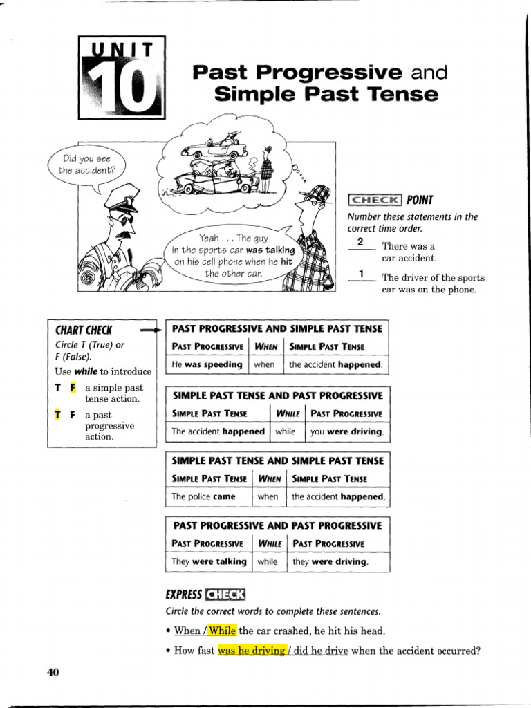 PAST CONTINUOUS AND SIMPLE PAST Homework | PDF