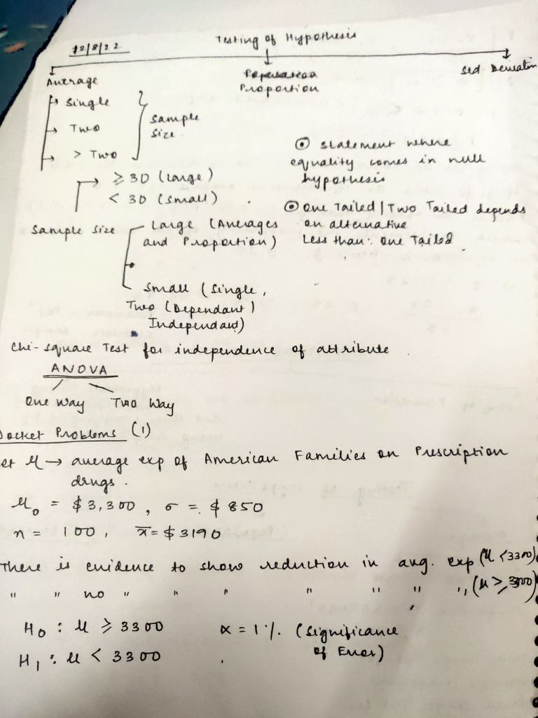 Answer Sheet of Statistics | PDF